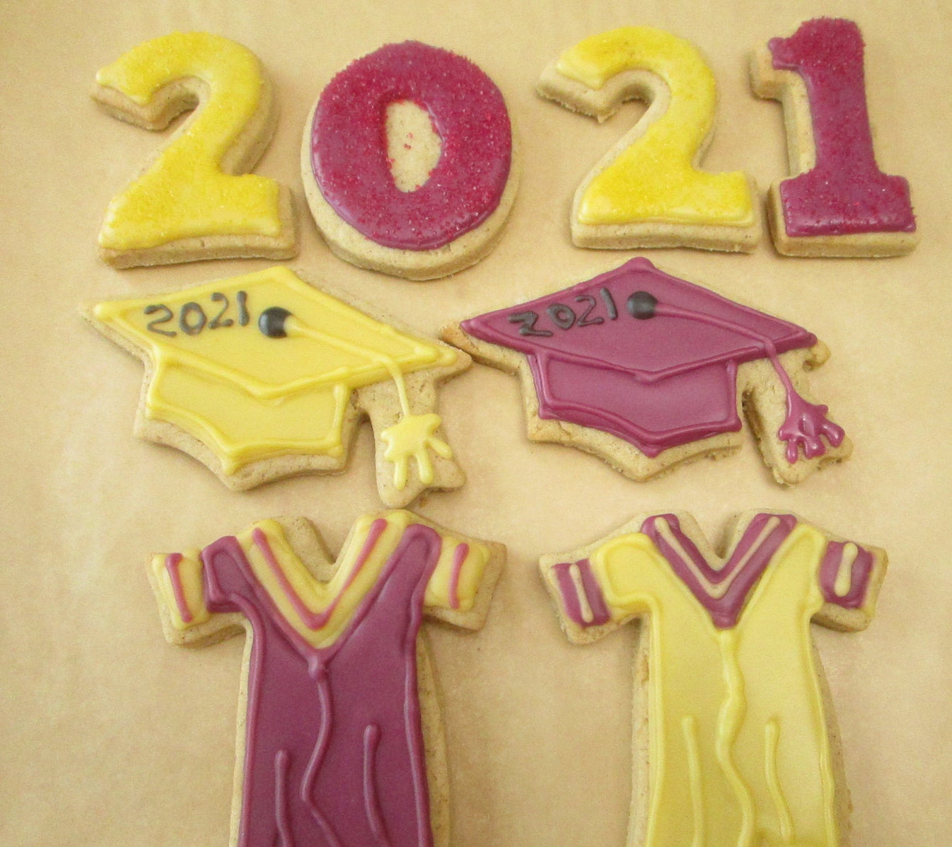 Graduation Cookies, Gluten Free, Dairy Free, Egg Free, Cap, Gown, Nut ...