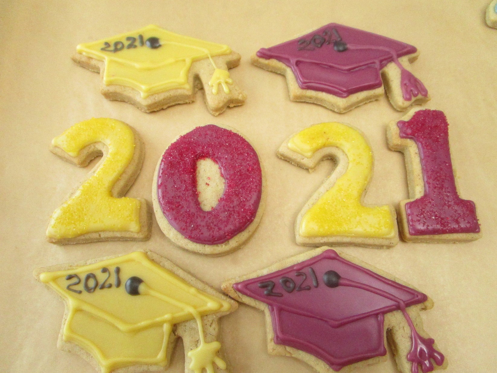 Graduation Cookies, Gluten Free, Dairy Free, Egg Free, Cap, Gown, Nut ...